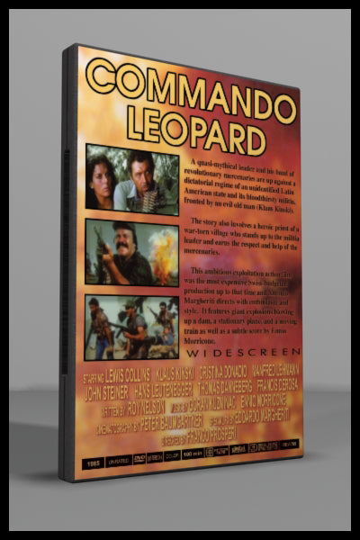 Commando Leopard (1985) DVD | War Action Thriller | Rare Cult Film – REVOK