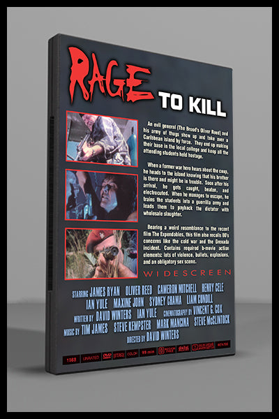 Rage to Kill (1987) DVD | Jungle Action Thriller | Rare Cult Film – REVOK