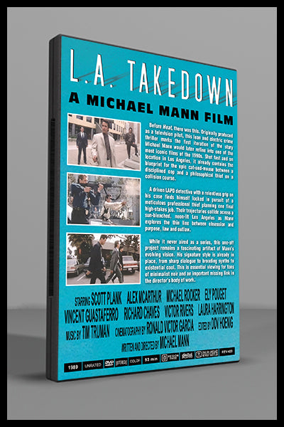 L.A. Takedown (1989) DVD | Crime Thriller by Michael Mann | Rare Cult ...